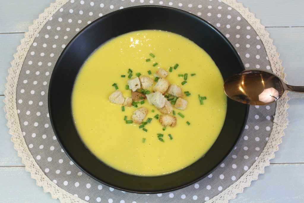 Crema fría de alubias con Thermomix - Saltando la dieta